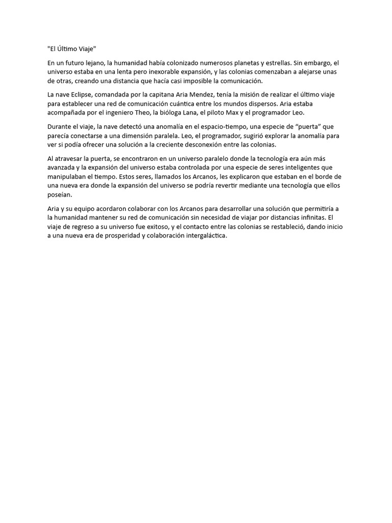 El Último Viaje | PDF