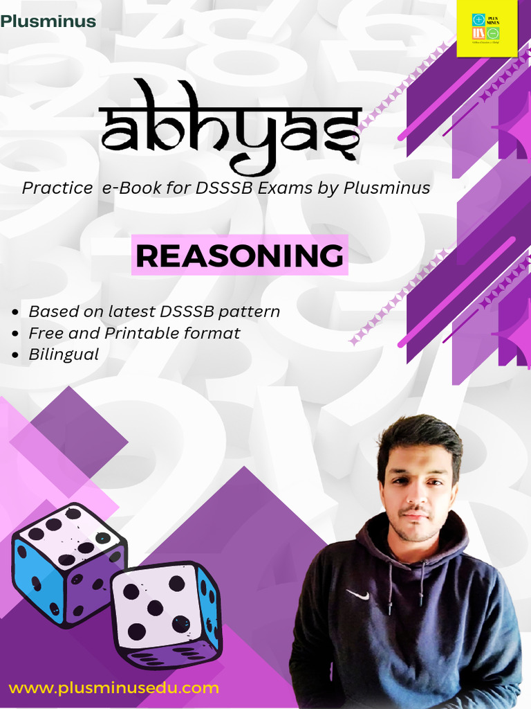DSSSB Reasoning Abhyas Worksheet 1 Plusminus | PDF