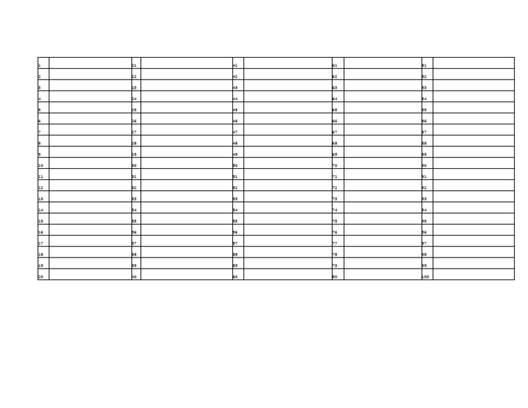 Cuadro Rifa 2024 | PDF
