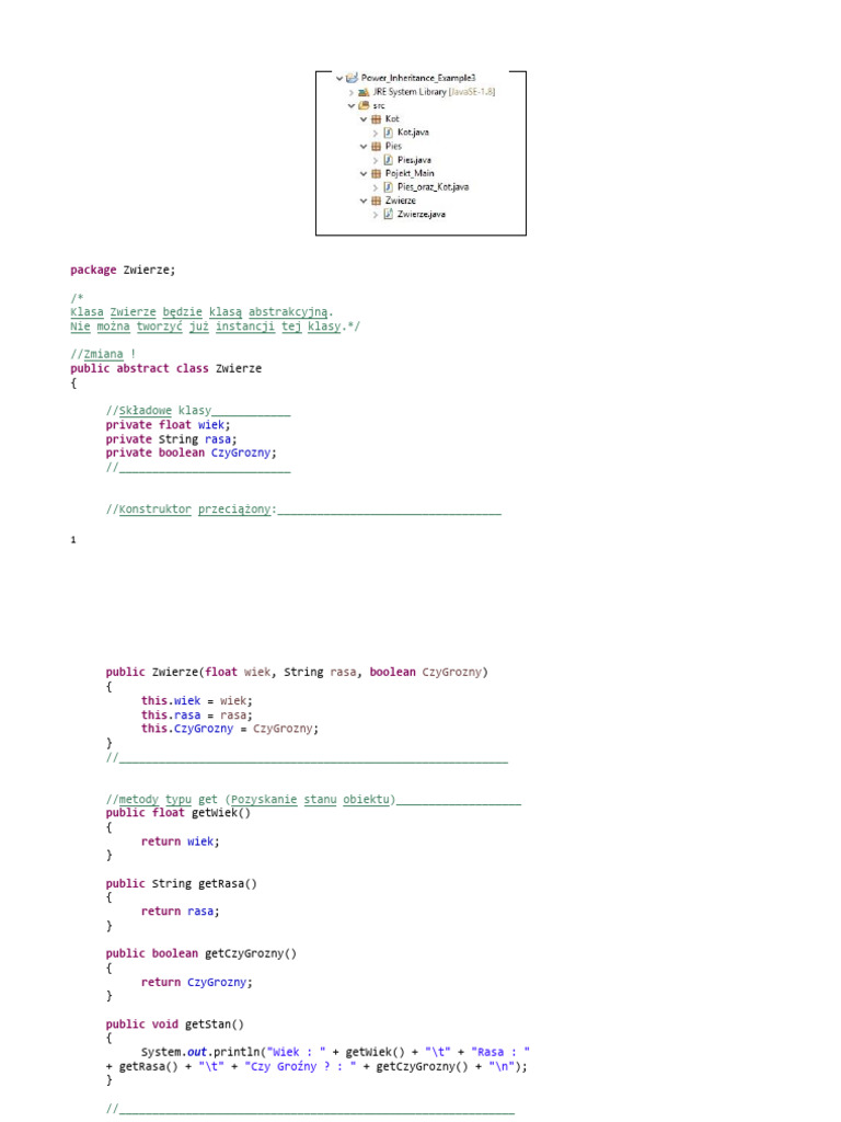 W5 Power - Inheritance - Example3 | PDF