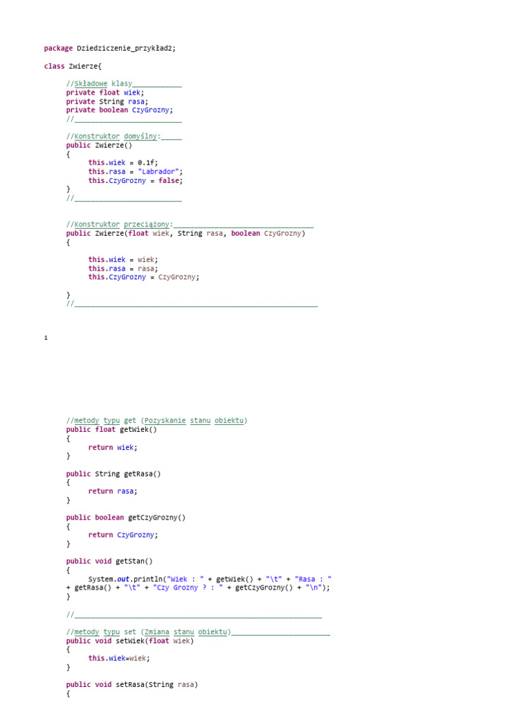 W5 Power - Inheritance - Example2 | PDF