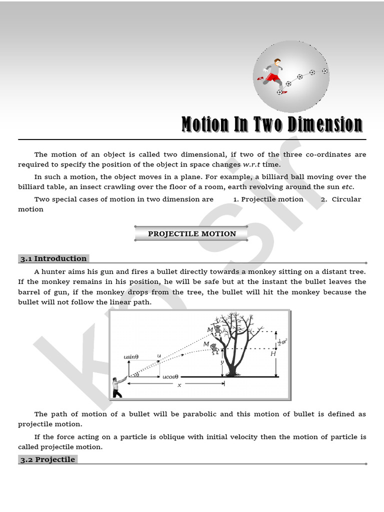 Motion in Two Direction | PDF