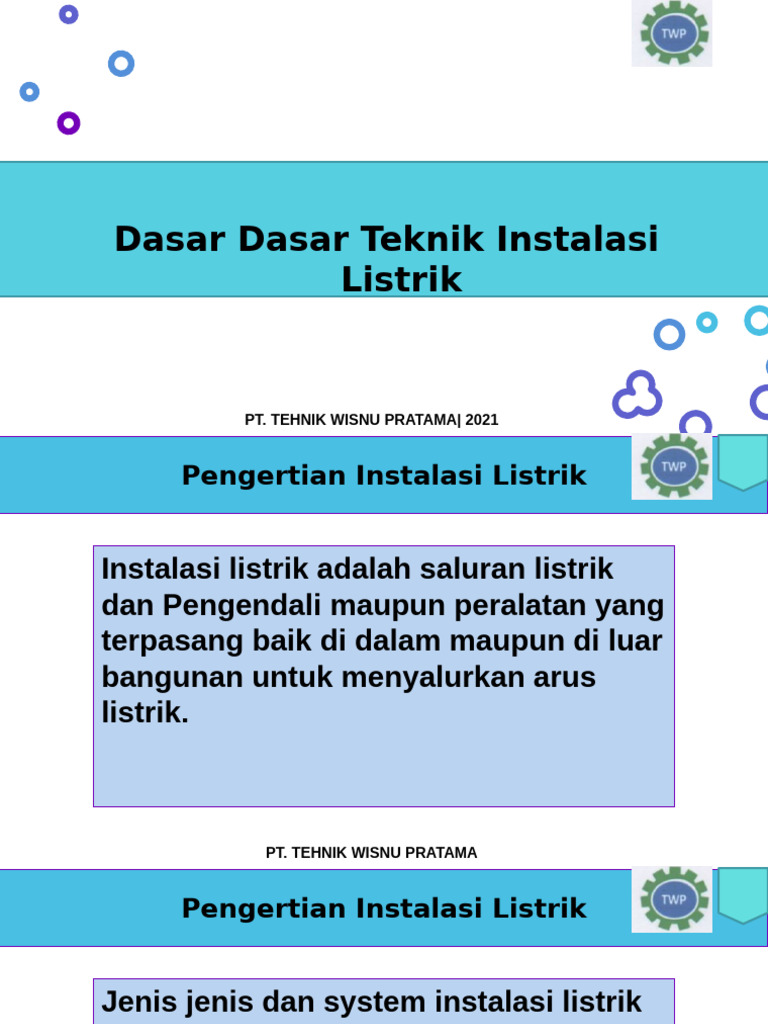 Dasar Teknik Instalasi Listrik | PDF