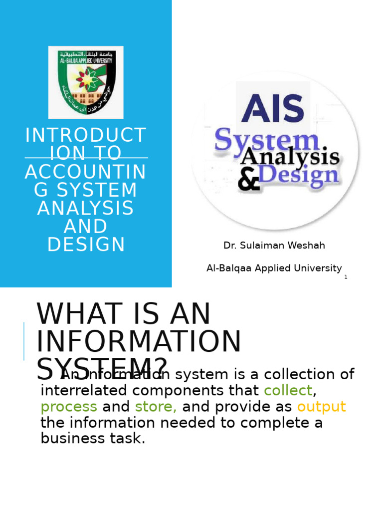 Introduction To Accounting System Analysis And Design 2 Pdf