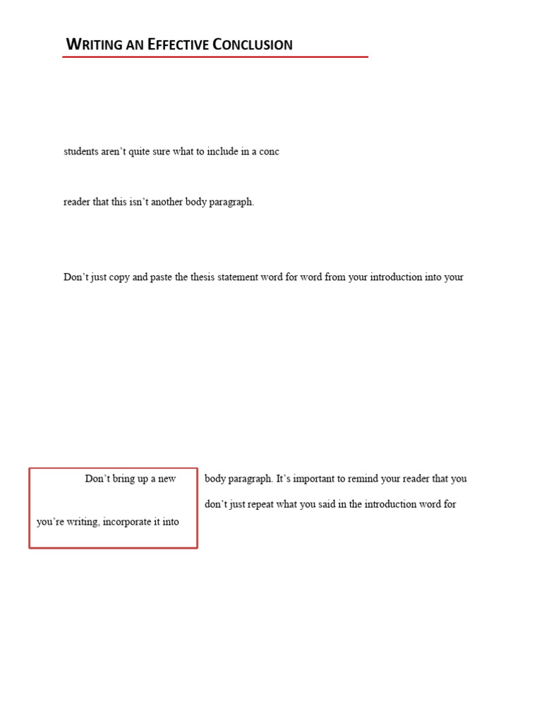 Sample Research Paper Conclusion PDF | PDF