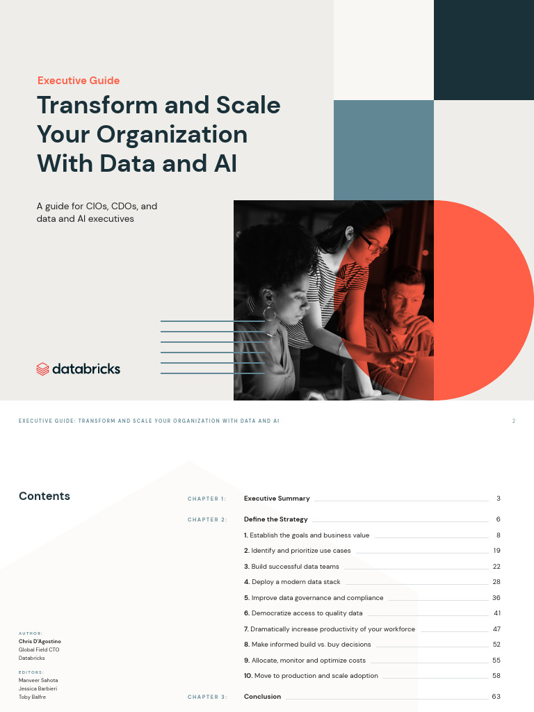 Transform Scale Your Organization With Data Ai v16 052522 | PDF