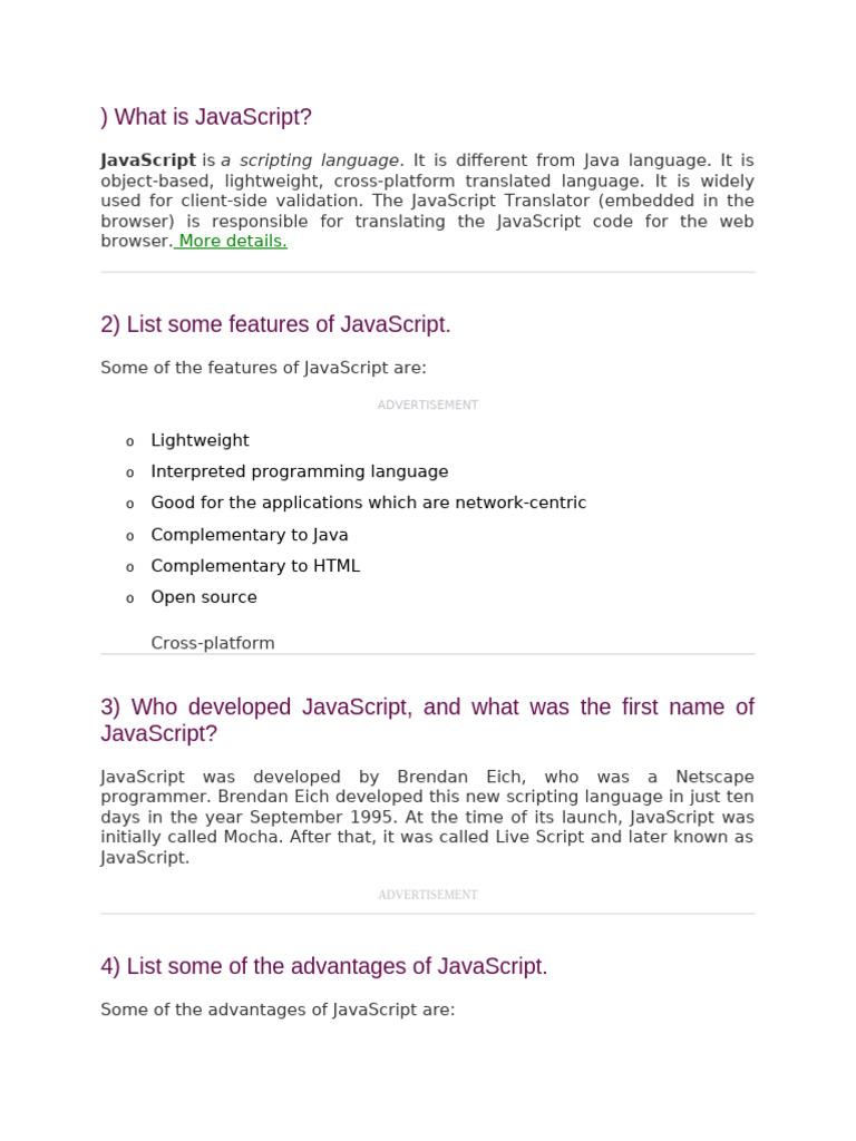 Css Interview Question | PDF