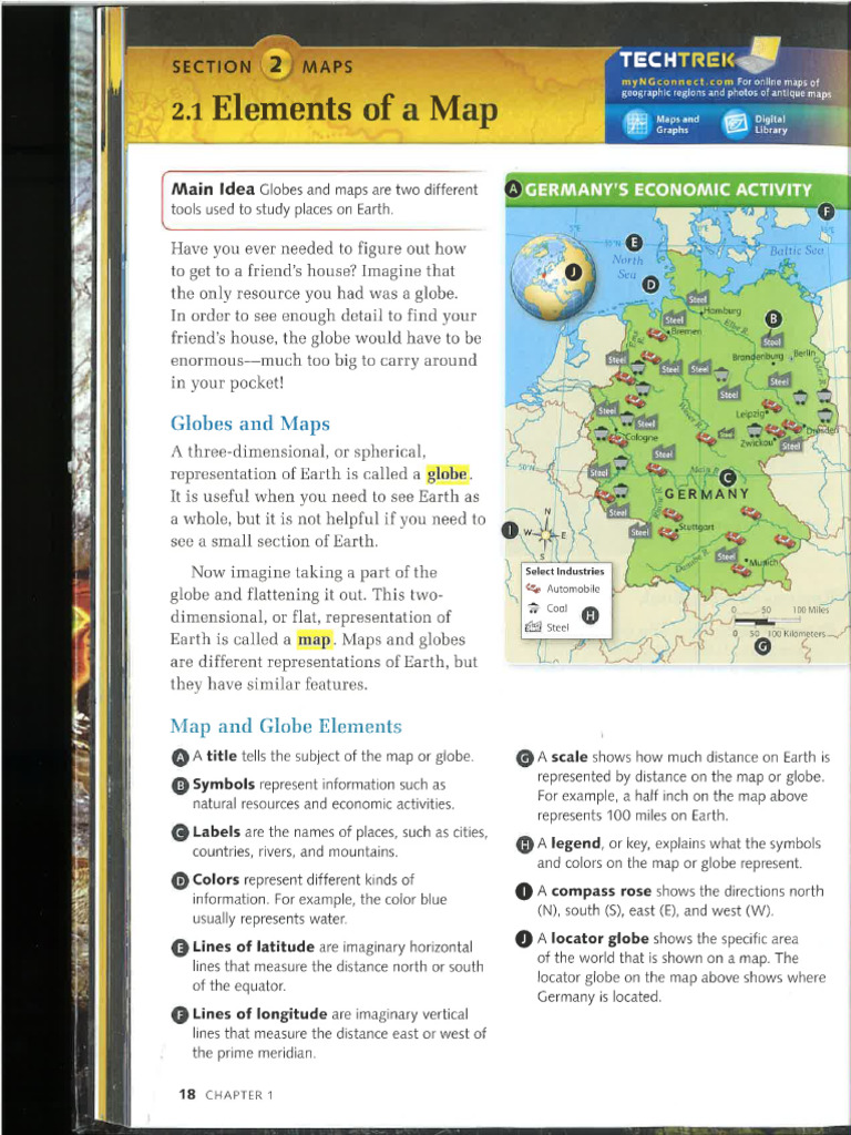 Elements of A Map Textbook | PDF