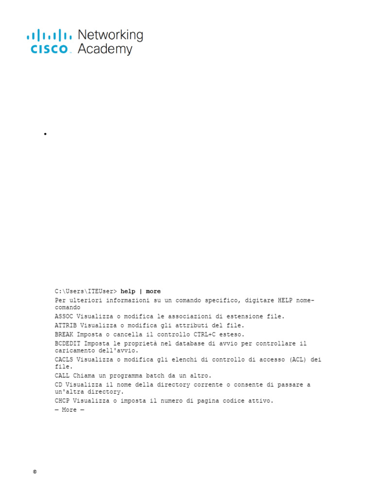 Shell Dei Comandi Windows | PDF