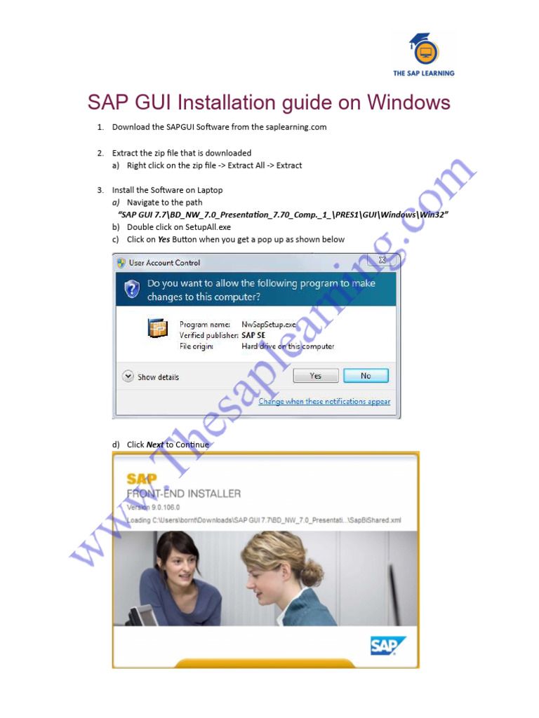 Sap Gui Installation Guide On Windows Pdf