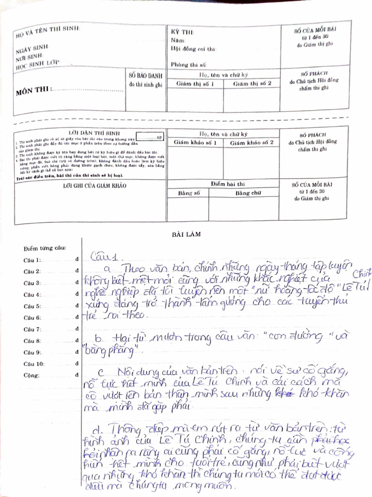 Nlxh+đọc Hiểu | PDF
