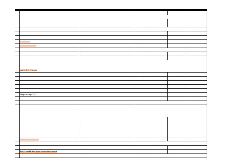 List-of-Clubs-24-25-selected | PDF