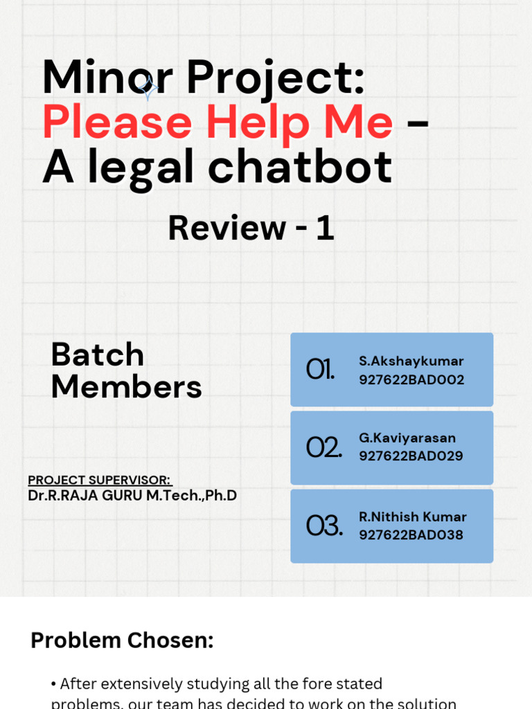 Plshelpme Phase 2 - Review 1 | PDF