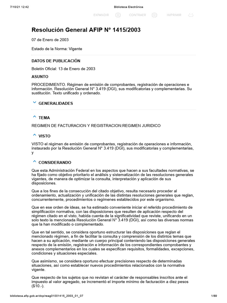 Biblioteca Electrónica AFIP | PDF