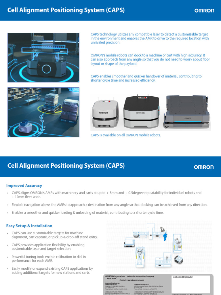 I872 Cell Alignment Positioning System (Caps) Leaflet en | PDF