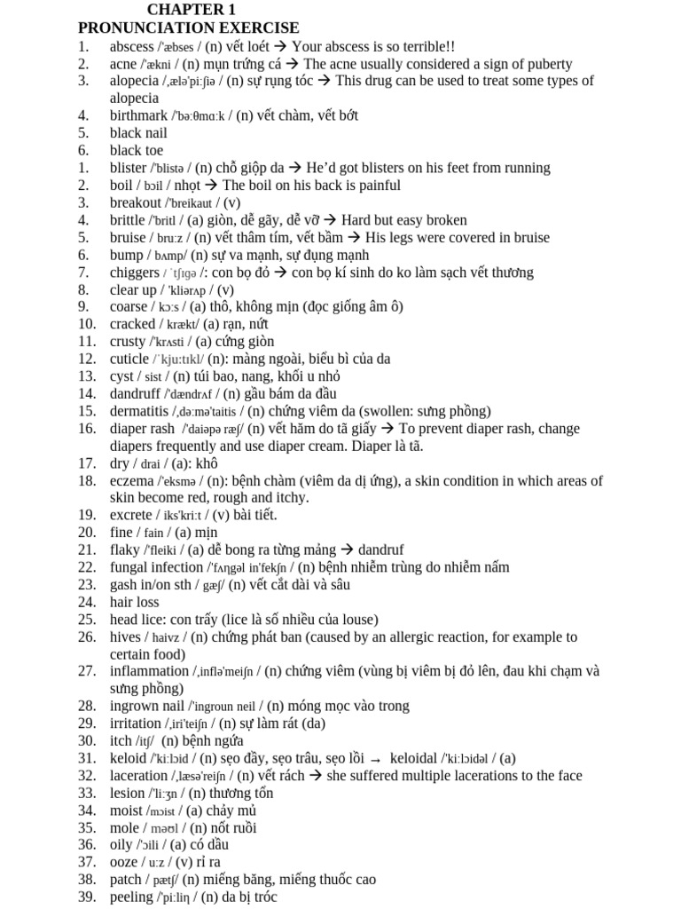 Pronunciation HP1 | PDF