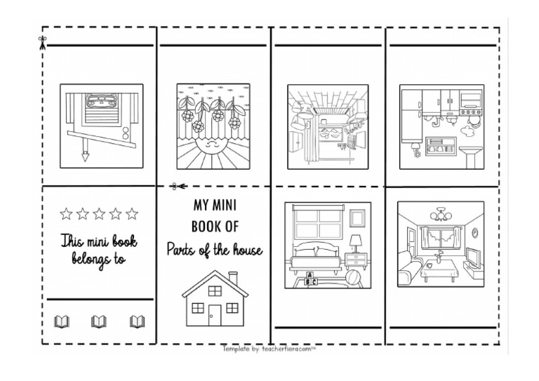 Parts of The House - Mini Book | PDF