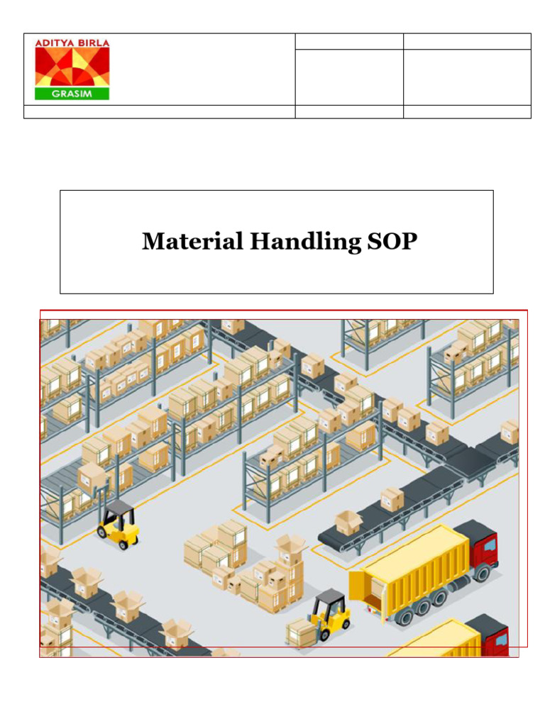 SOP Material Handling | PDF