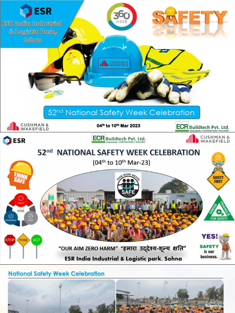 Safety Week 2023 Esr | PDF