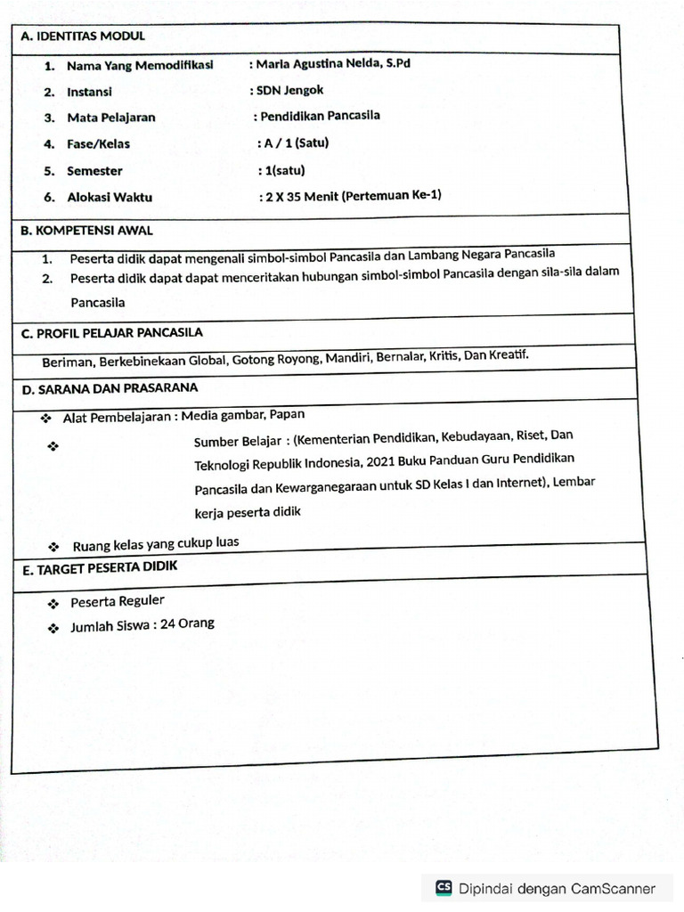 Modul Observasi Maria A Nelda | PDF