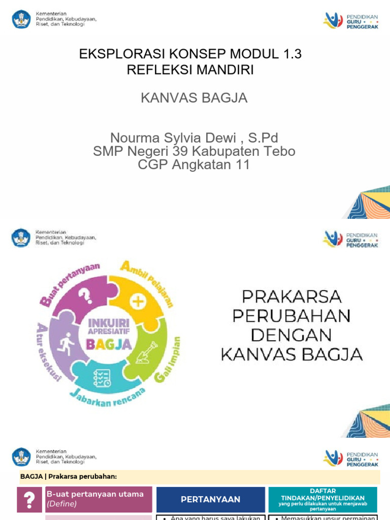 Kerangka Tahapan BAGJA | PDF