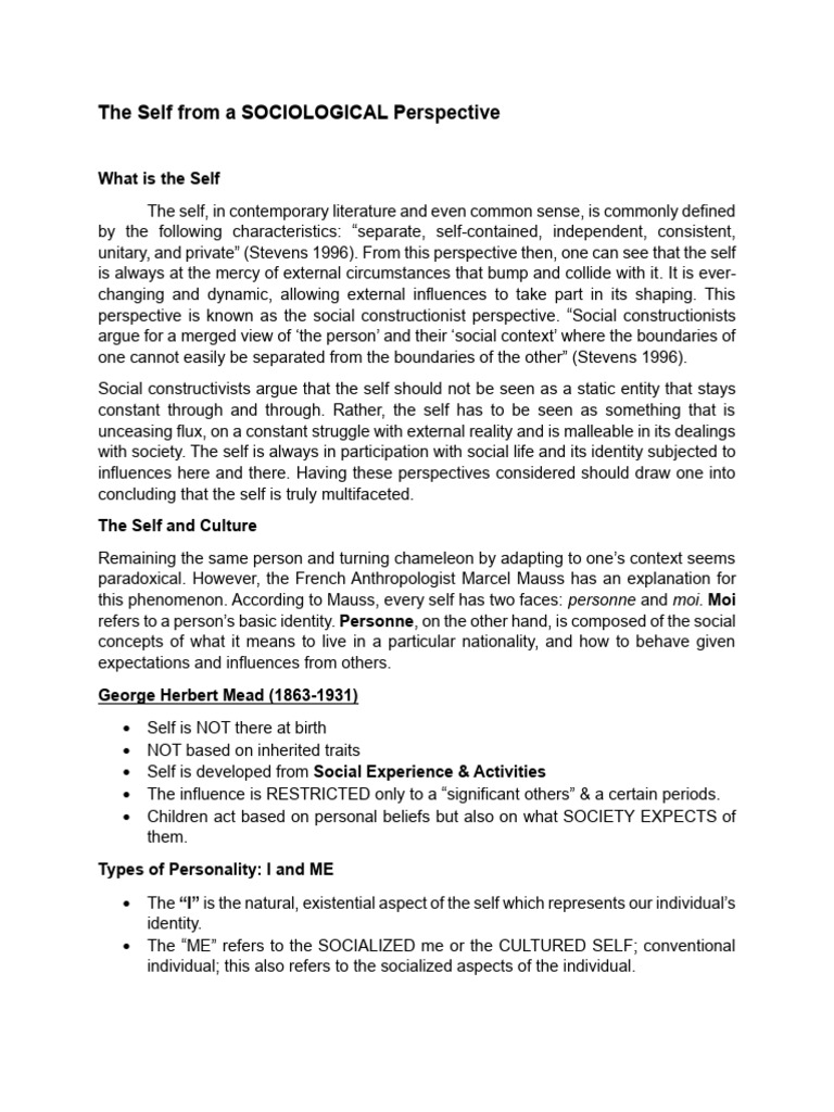 Understanding The Self Lesson 2-4-240906 181149 | PDF | Self | Philosophy