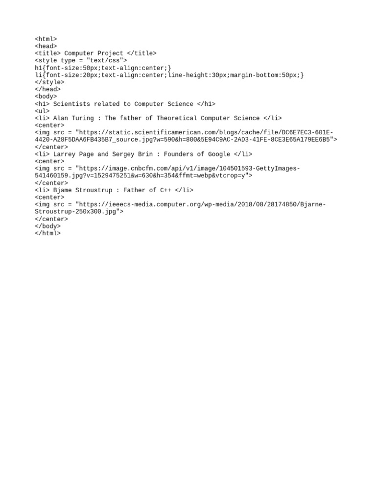 Scientists Related To Computer Science | PDF