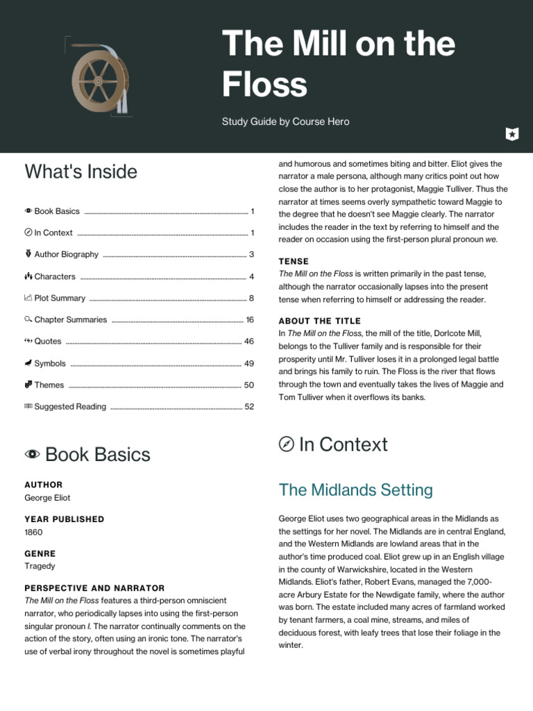 The Mill On The Floss | PDF | George Eliot | The Mill On The Floss