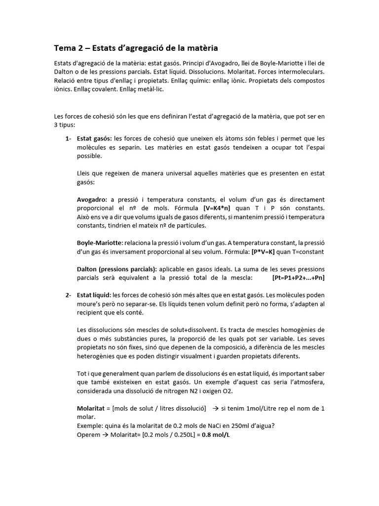 Temari Específic Sots - Temes 2 I 3 | PDF