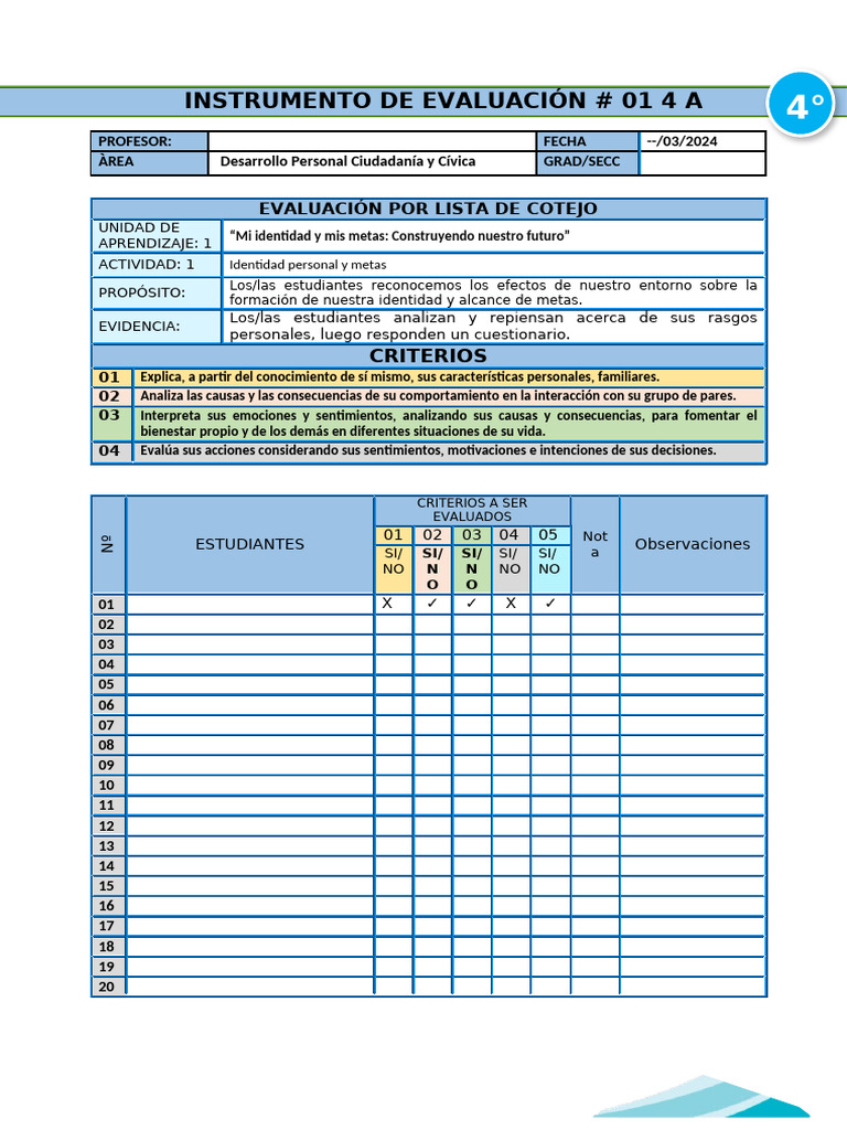 4º Dpcc- Lc Act.1 Uni 1 Sem 01 - 2024 | PDF
