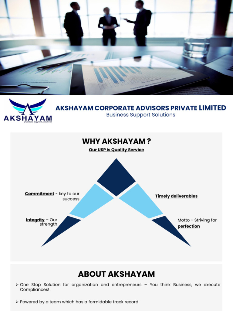Akshayam Corporate Profile | PDF