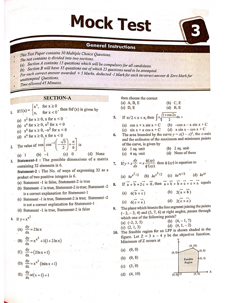 Mock 3cuet | PDF