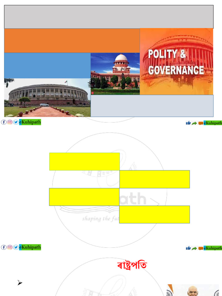 President, Vice - President, Prime Minister, Council of Ministers | PDF