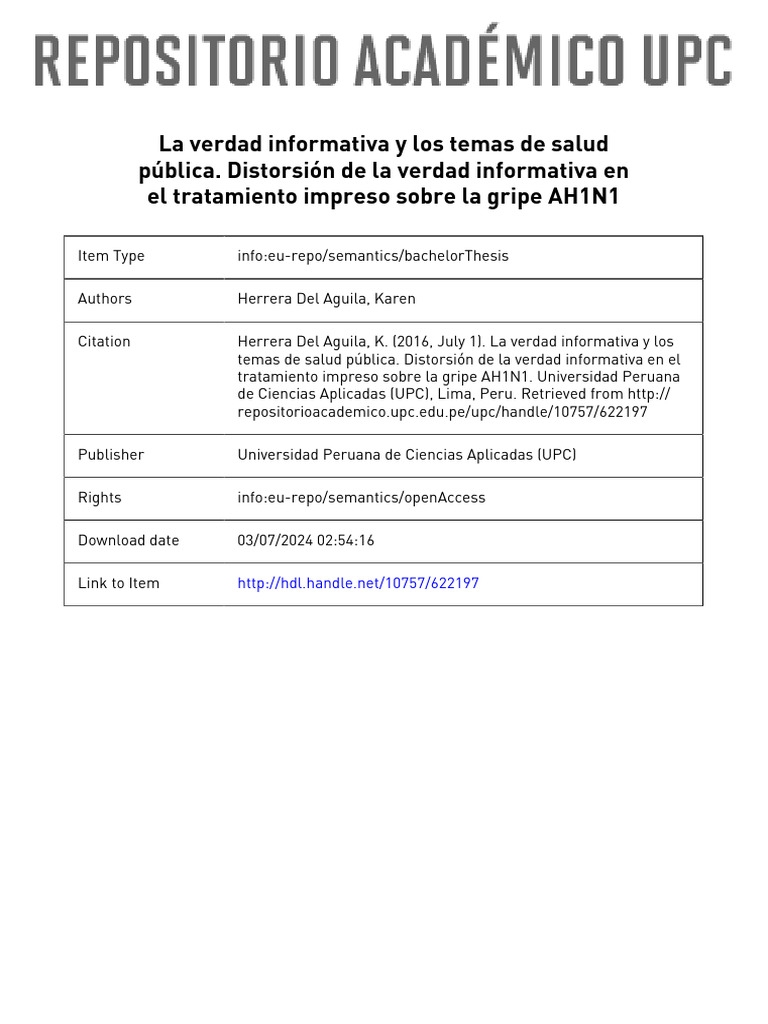 Herrera KD | PDF | Verdad | Realidad