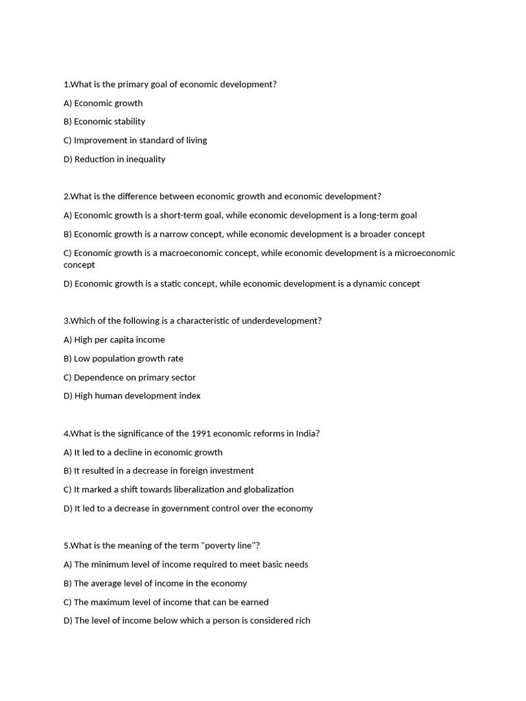 Economics Class 12th English | PDF