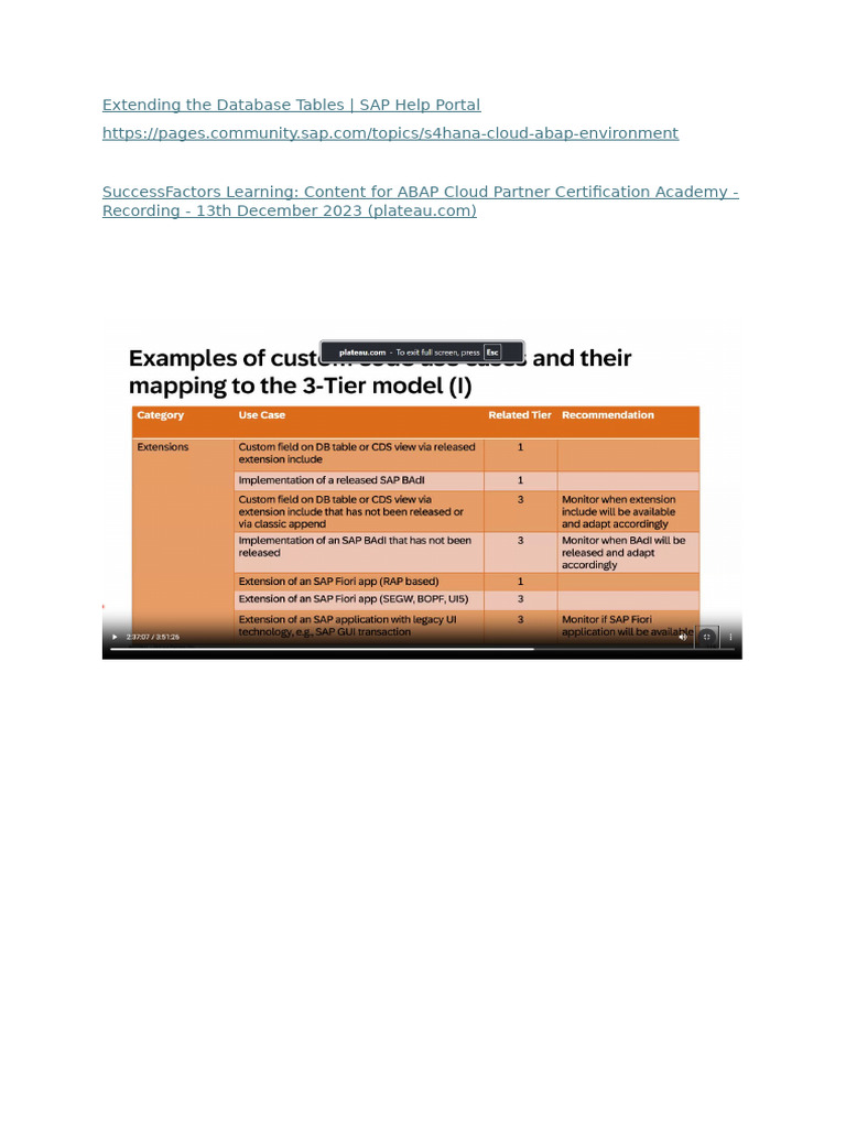 Rap Extensibility | PDF