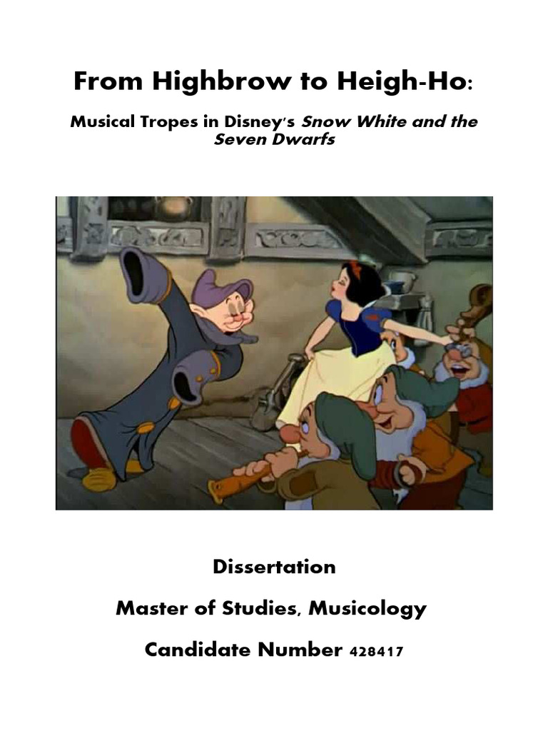 From Highbrow To Heigh Ho Musical Tropes | PDF