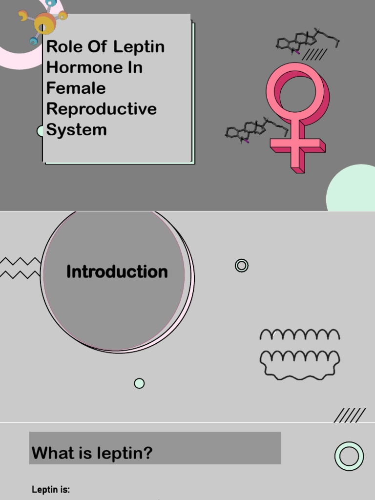 Role Of Leptin hormone in female reproductive system | PDF
