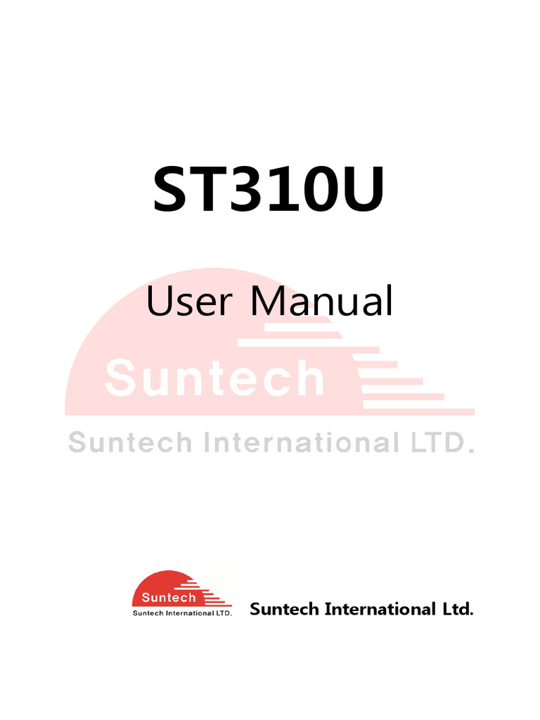 ST310U User-Manual-3423041 | PDF