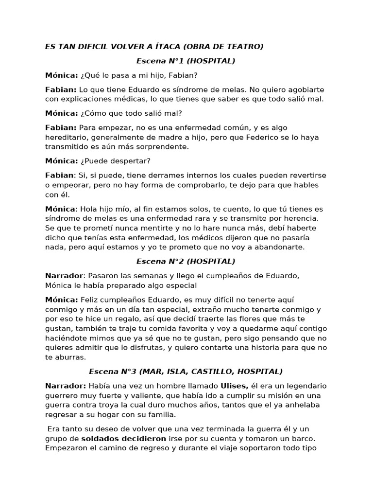 obra de teatro (1) | PDF