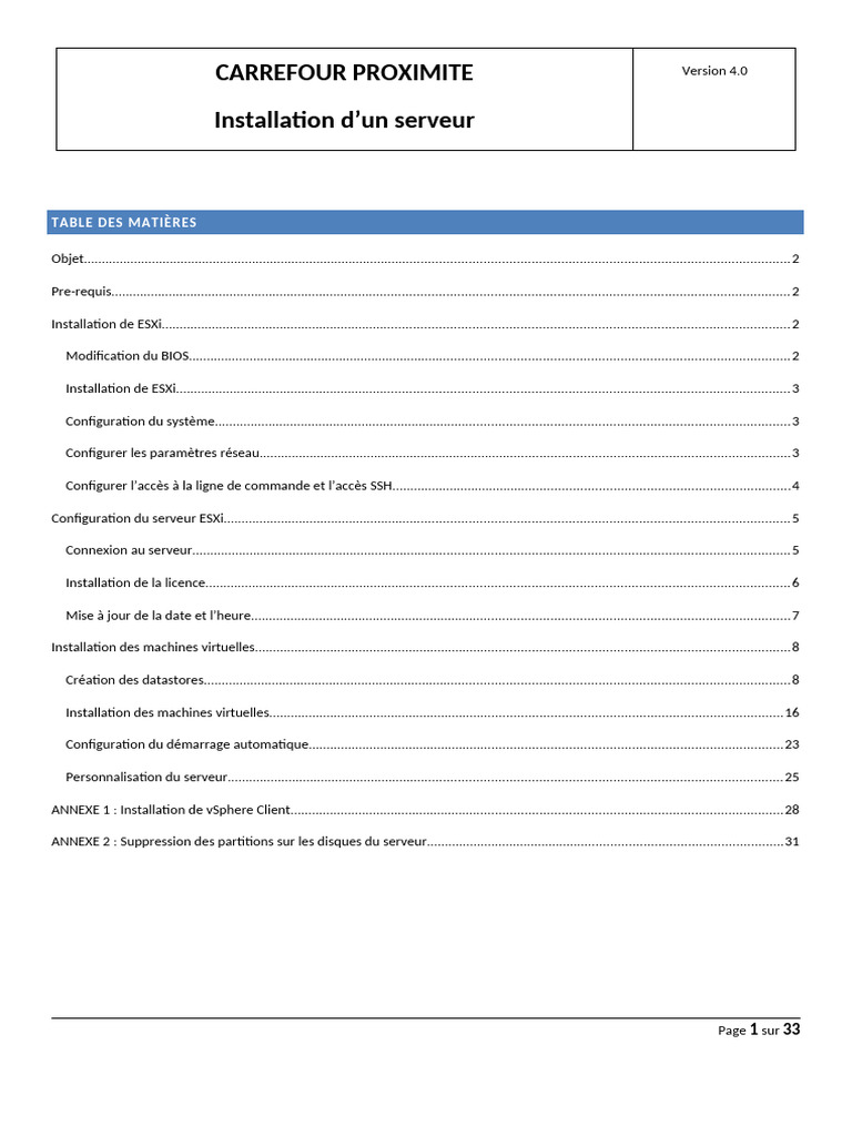 Installation Serveur | PDF