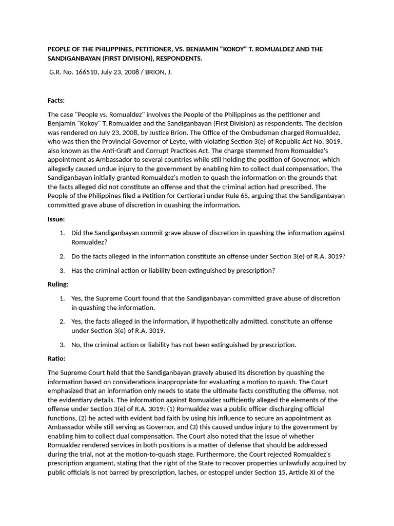 Quisay vs. People | PDF