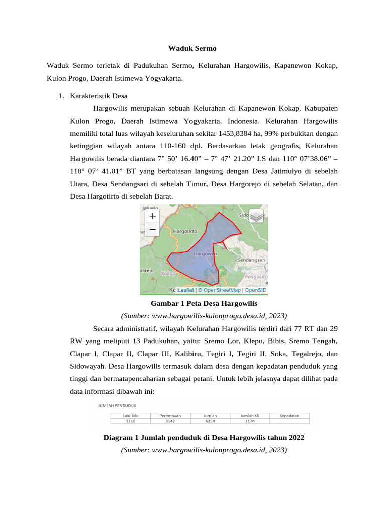 Waduk Sermo | PDF
