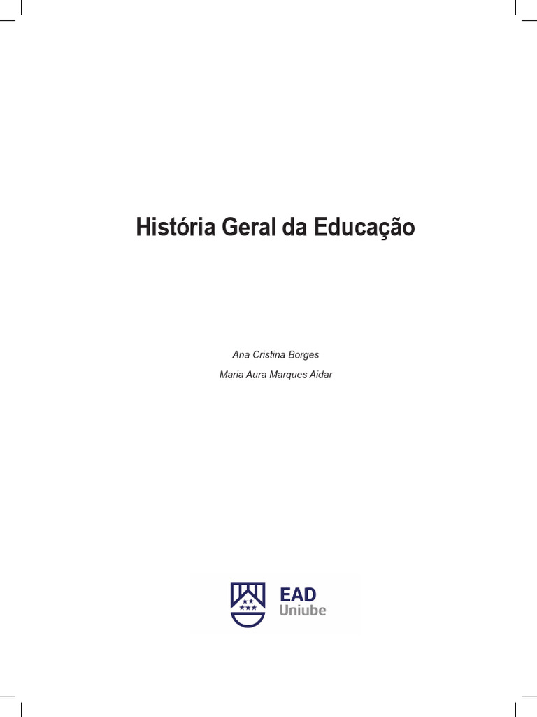Hist Ria Geral Da Educa o | PDF