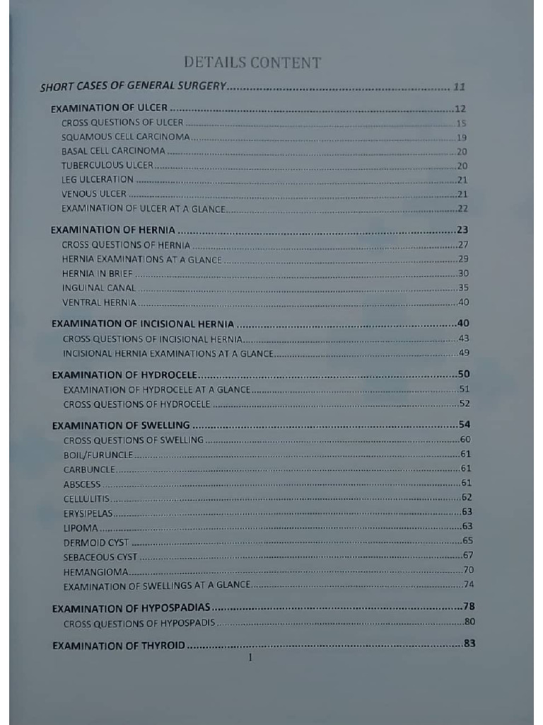 Lemon Surgery Short Cases | PDF