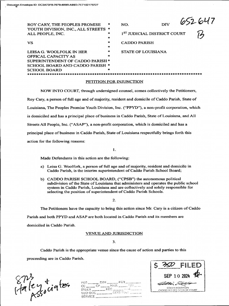 Petition for Injunction | PDF