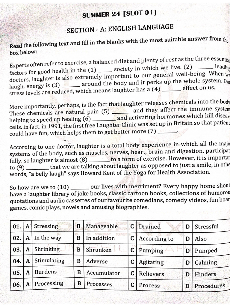 Brac University Admission Questions | PDF