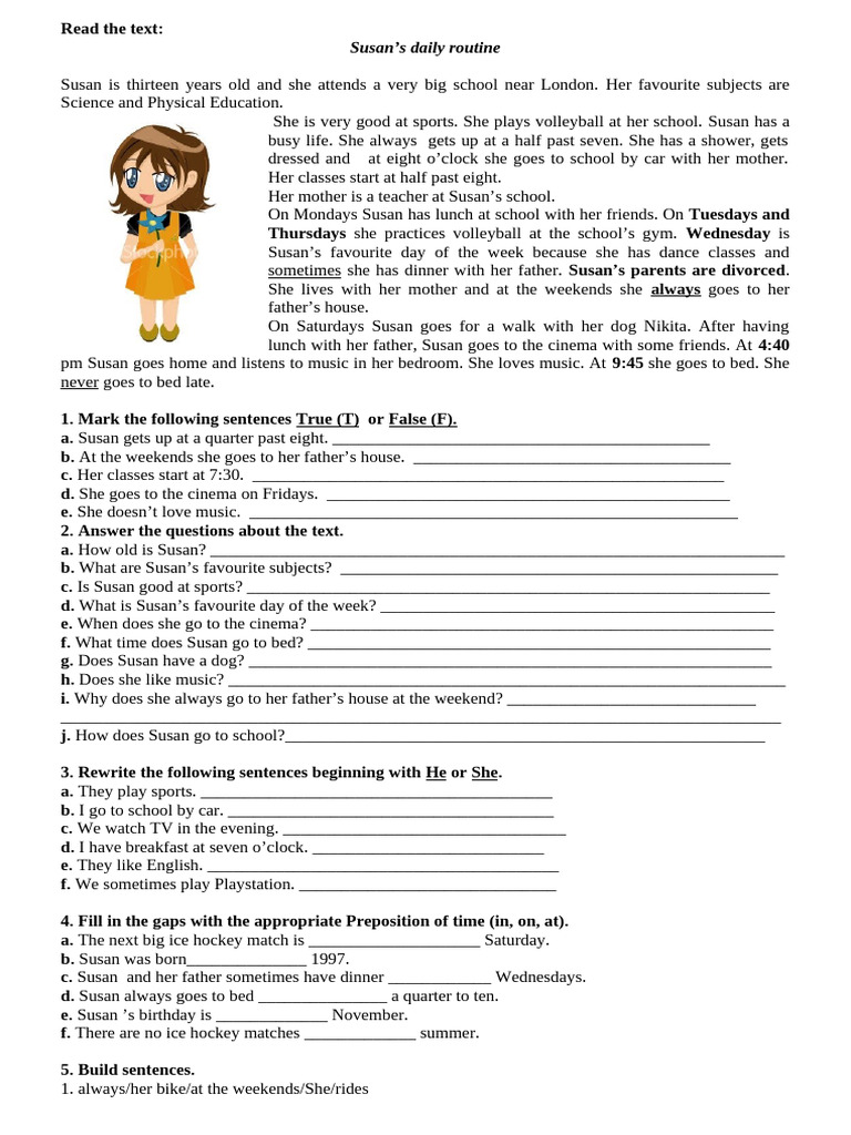 Teste Daily Routine 6deb | PDF