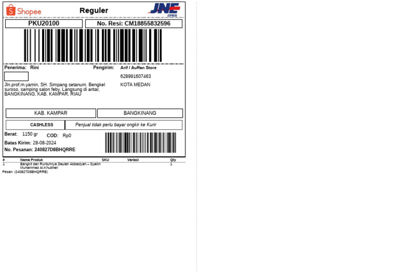 Label Pengiriman-2 | PDF