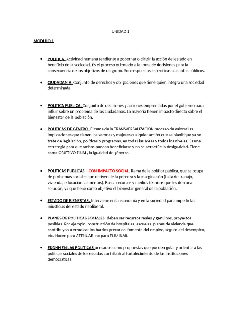 Modulo 1 - Resumen Social II | PDF